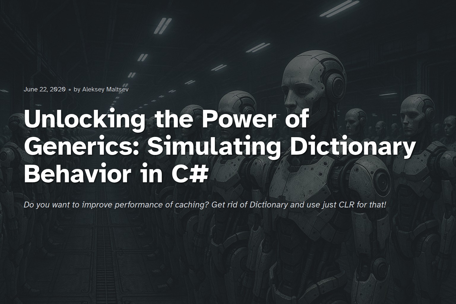 Unlocking the Power of Generics: Simulating Dictionary Behavior in C# ...